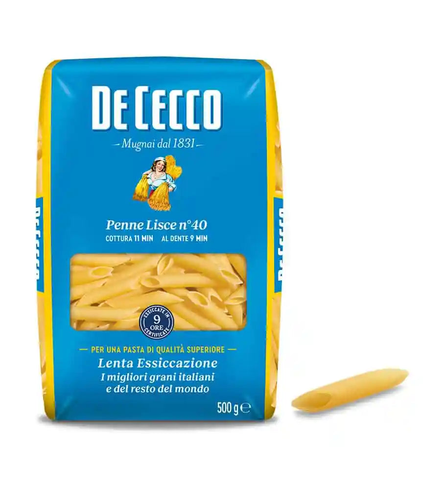 De Cecco Penne Lisce n° 40 (24 x 500 g) — Jesse Tree Fine Foods