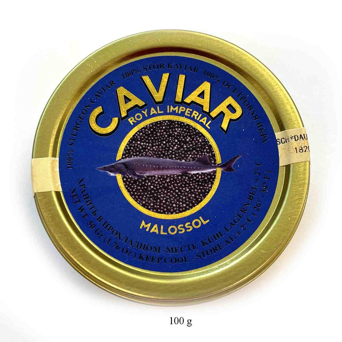 Royal Imperial Lightly Salted Kaluga Sturgeon Caviar (1 x 100 g ...