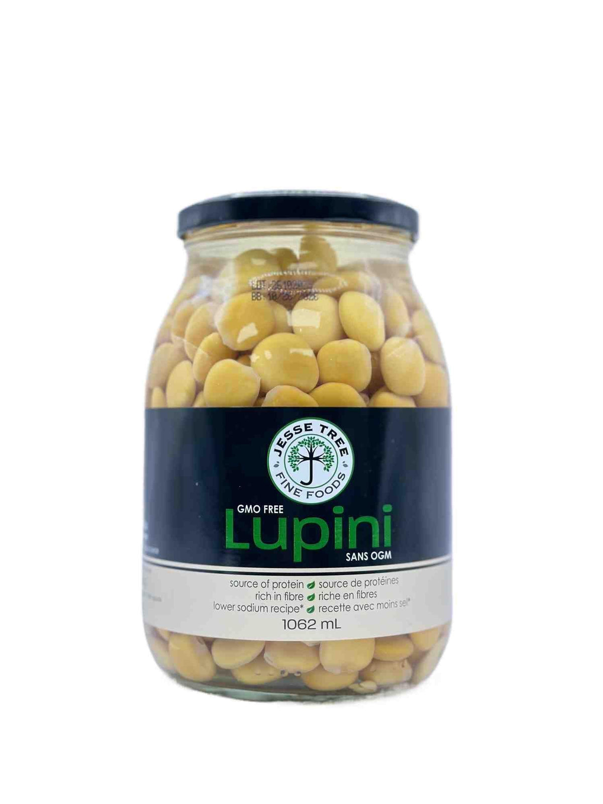 Lupini In Brine Glass Jars 6x1062ml — Jesse Tree Fine Foods