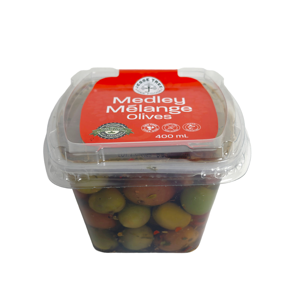 Jesse Tree Medley Olives (6 x 400 mL) — Jesse Tree Fine Foods
