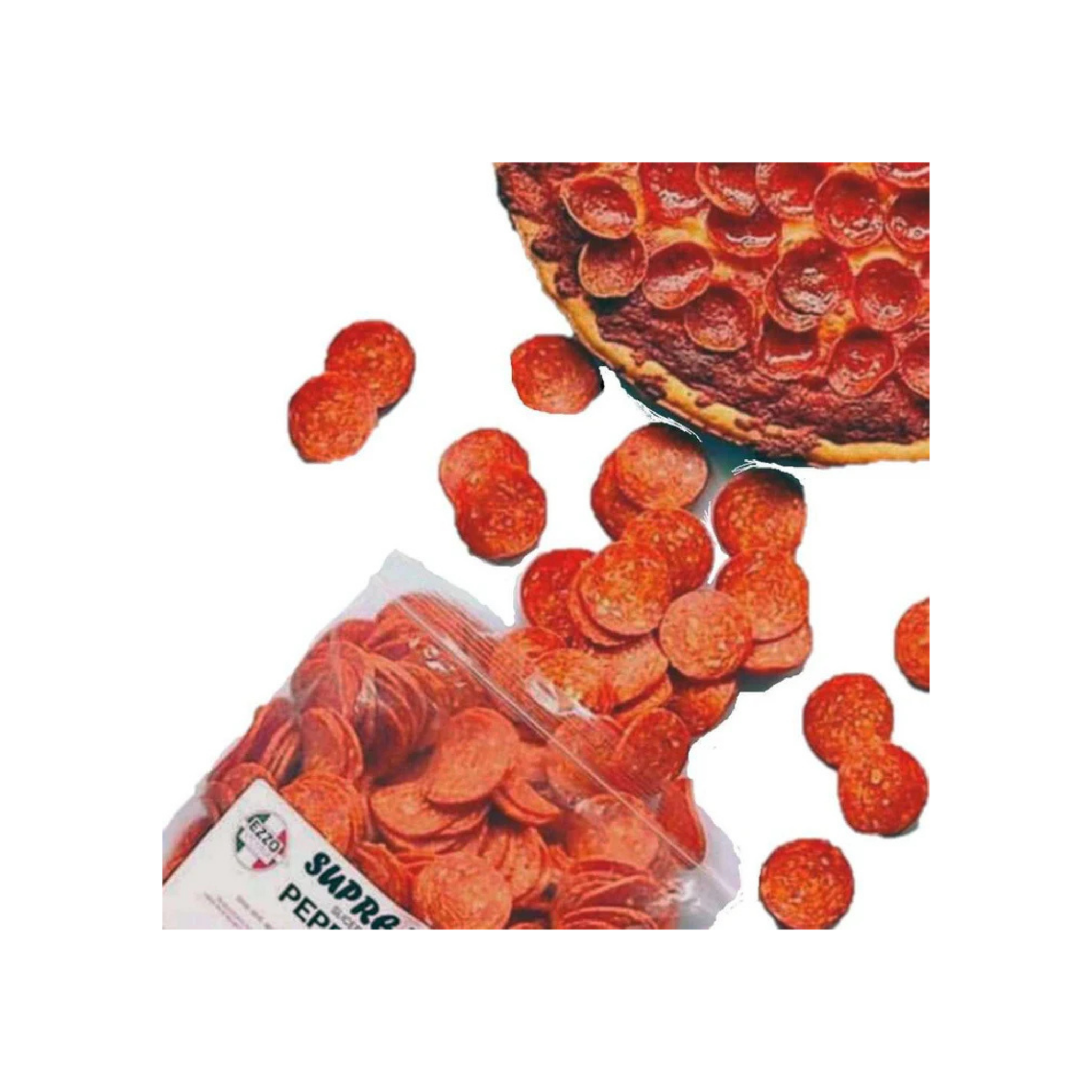 Ezzo Supreme (Cup & Char) Pepperoni (1 x 25 lb) — Jesse Tree Fine Foods