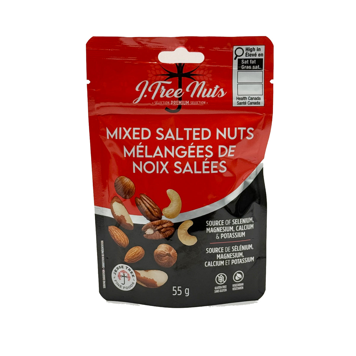 Jesse Tree Mixed Salted Nuts (15 x 55 g) — Jesse Tree Fine Foods