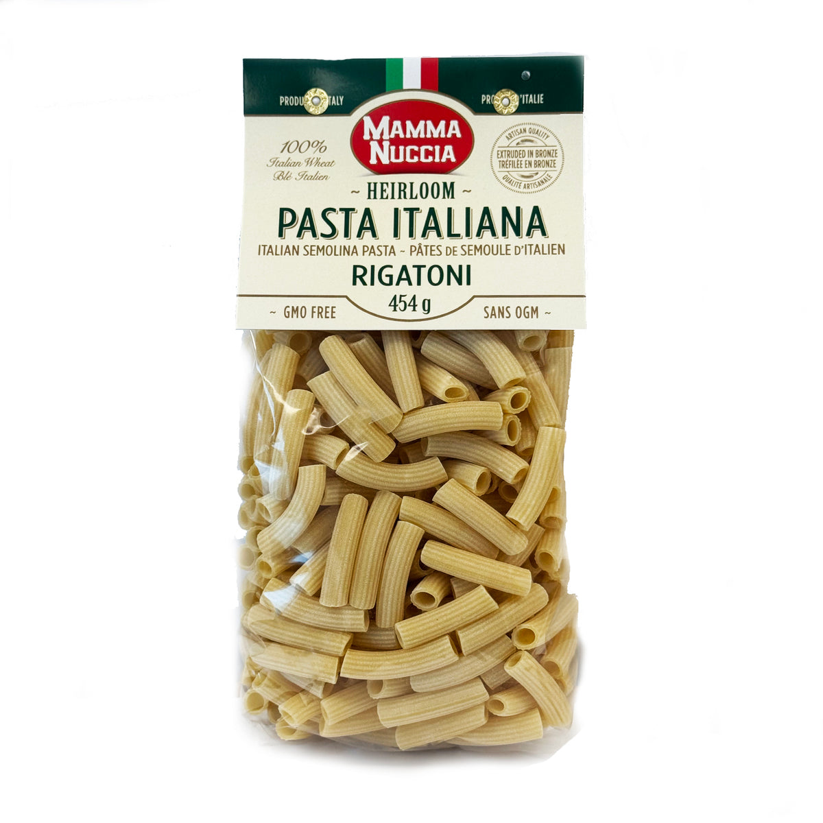 Mamma Nuccia Rigatoni Pasta (12 x 454 g) — Jesse Tree Fine Foods