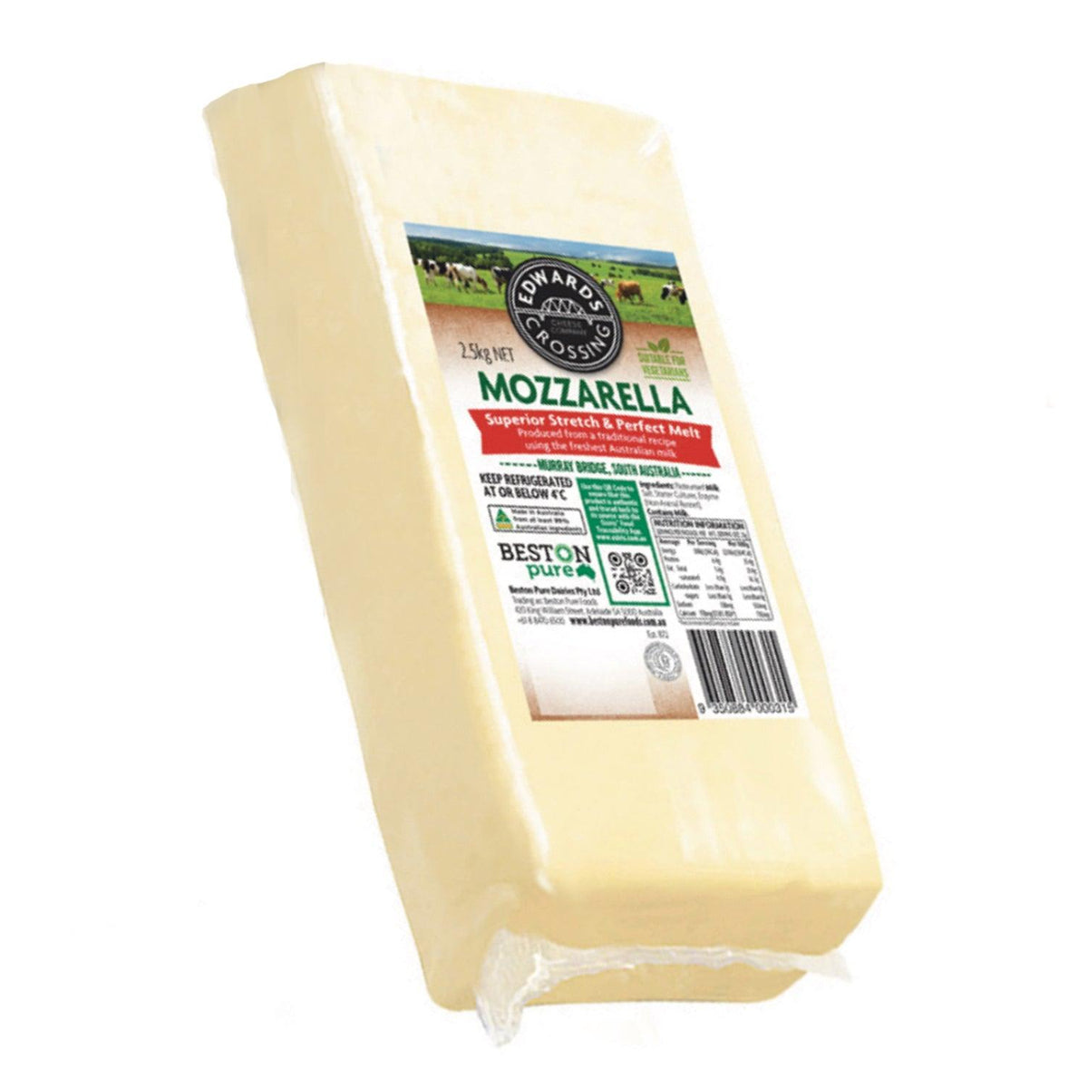 Grass-fed Mozzarella Block ( 5 Kg X 4 ) — Jesse Tree Fine Foods